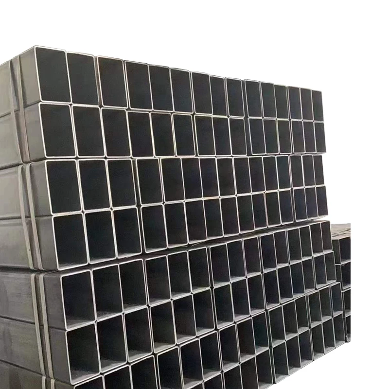Factory price construction structure materials SHS RHS black iron tube ...