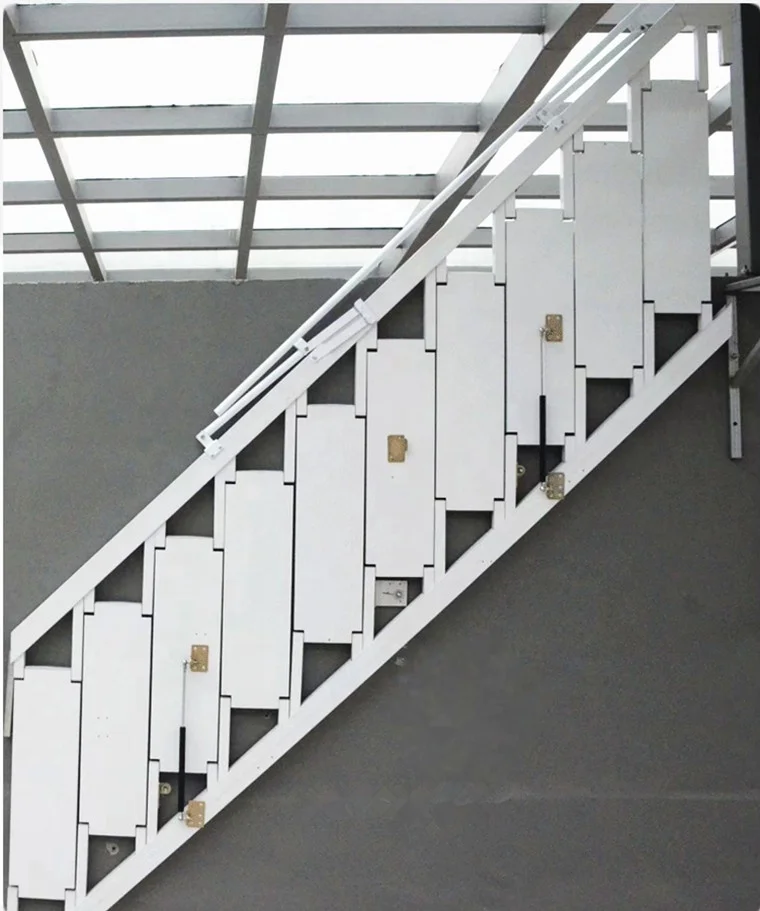 Australian/ American Style Standard Black Powder Coated Metal Stairs ...