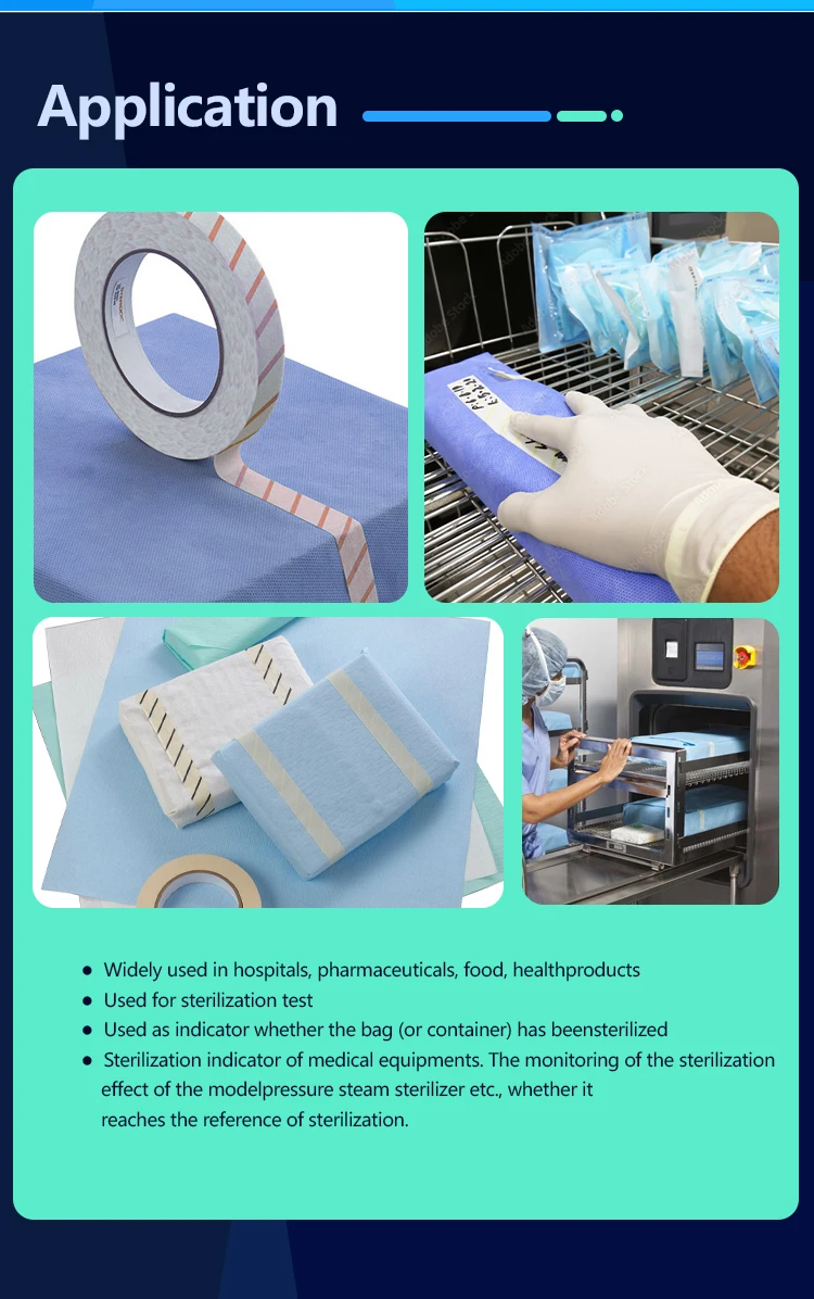 Pressure Autoclave Chemical Sterilizer Eo Tape with Indicator Cssd