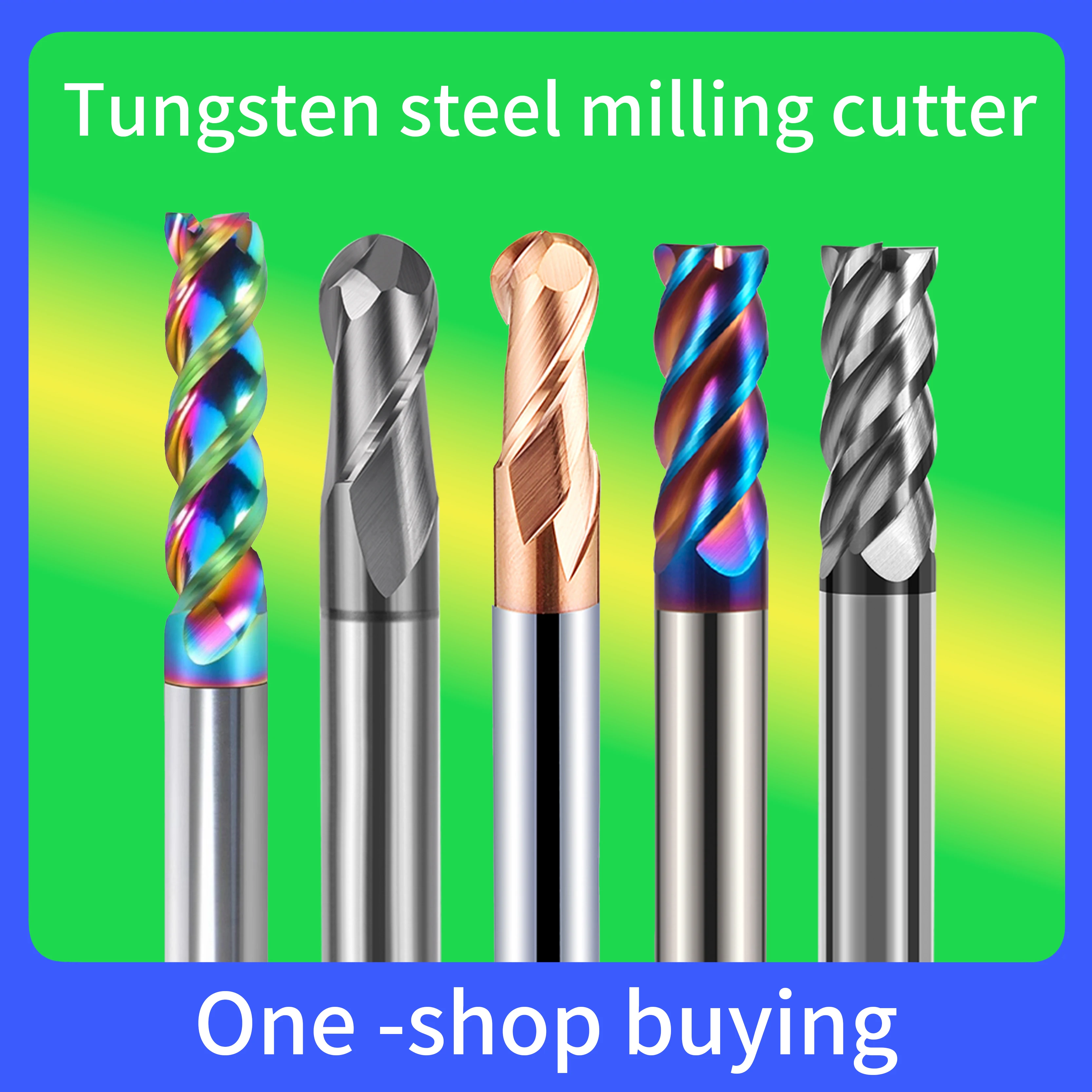 55 degree tungsten steel milling cutter 4-edge CNC machining center ...
