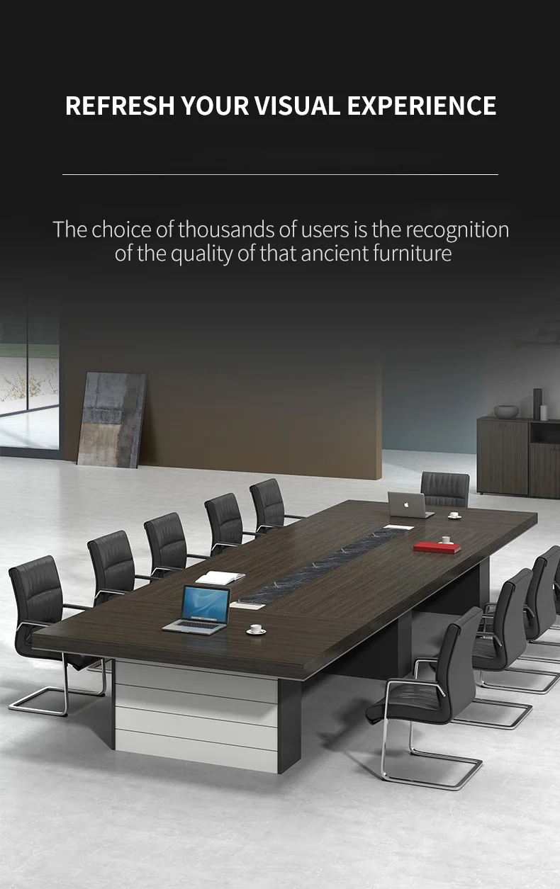 Modern Big Or Small Meeting Room Desk With Chair Office Conference Room ...