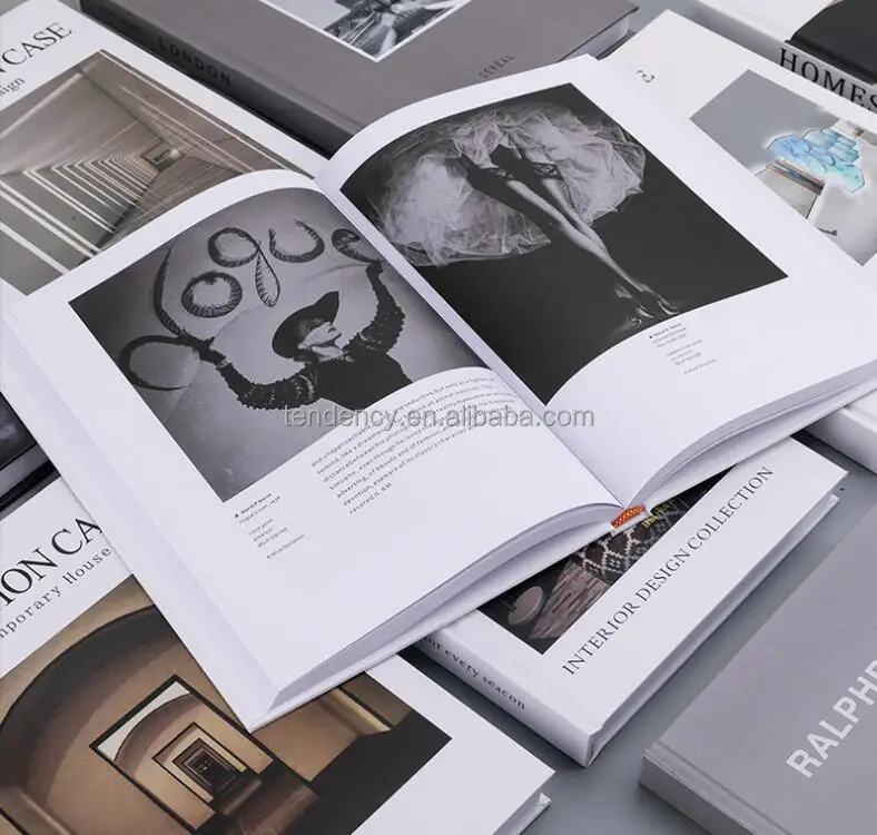 Designer Brand Logo Coffee Table Dummy Books Luxury Home Decoration