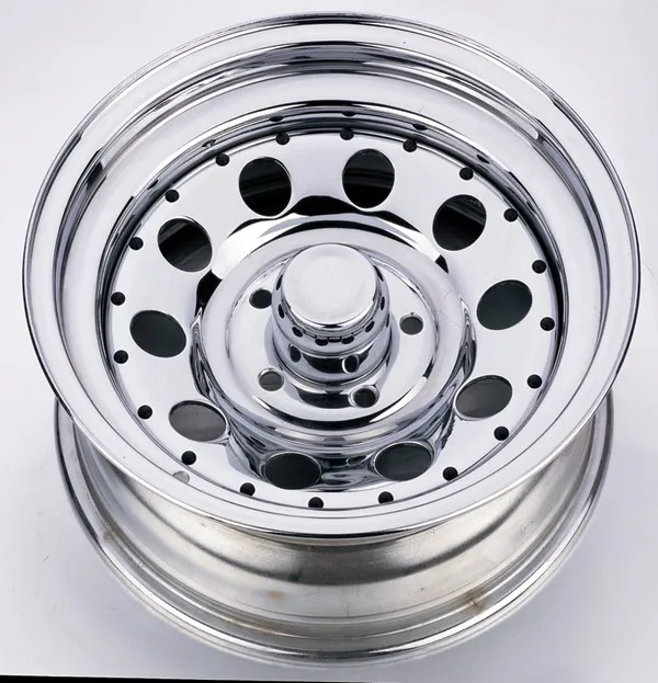 Modular Chrome Wheel Trailer 4x4 Rims Offroad 14inch 5/114.3 Wheel ...