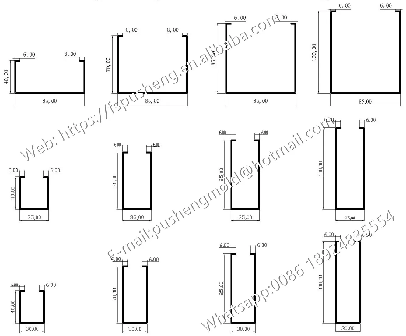 C Channel Steel Drywall Metal Stud Cd Ud Uw Cw Making Machine - Buy ...