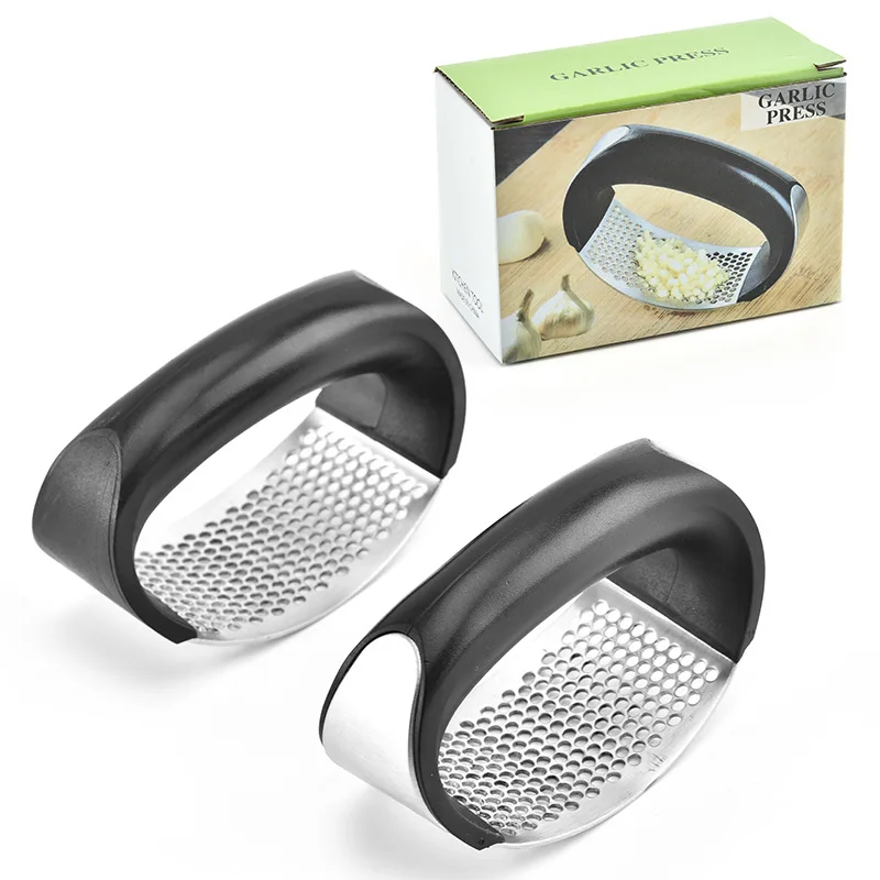 多功能不锈钢姜蒜压榨机厨房削皮器食品蔬菜切碎机破碎机摇杆机 - Buy 家用厨房高品质环形压蒜去皮机破碎机,2022新款时尚热销容易净菜压蒜器 ...