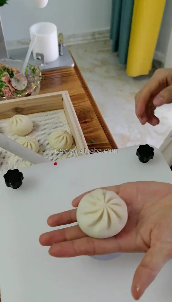 Small Manual Chinese Momo Making Machine Mini Home Ues Steamed Stuffed ...