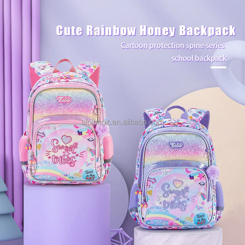 Eva Princess Elementary Students Girls Kids Backpack Sets Bags Pack ...