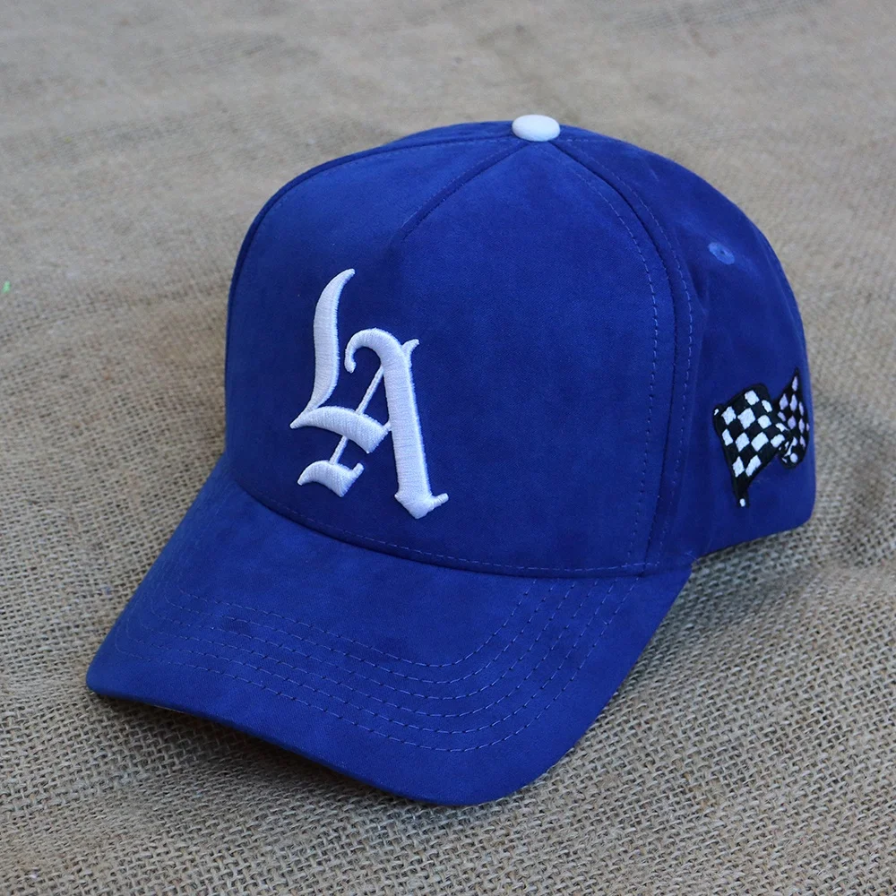 High Quality Blue Pink Blank Plain Men Suede Pu Baseball Cap Hats ...