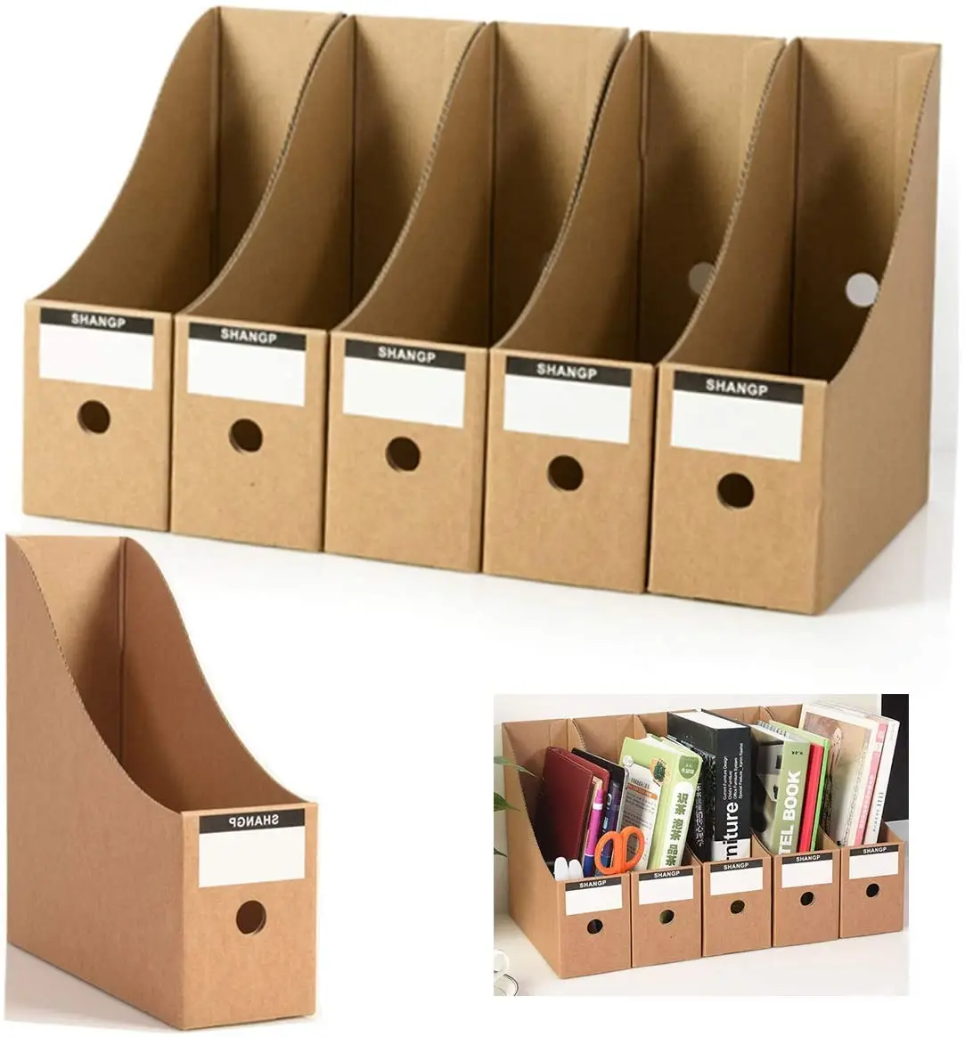 Custom Parts Box Carton Tray Folding File Storage Box Folder Kraft ...