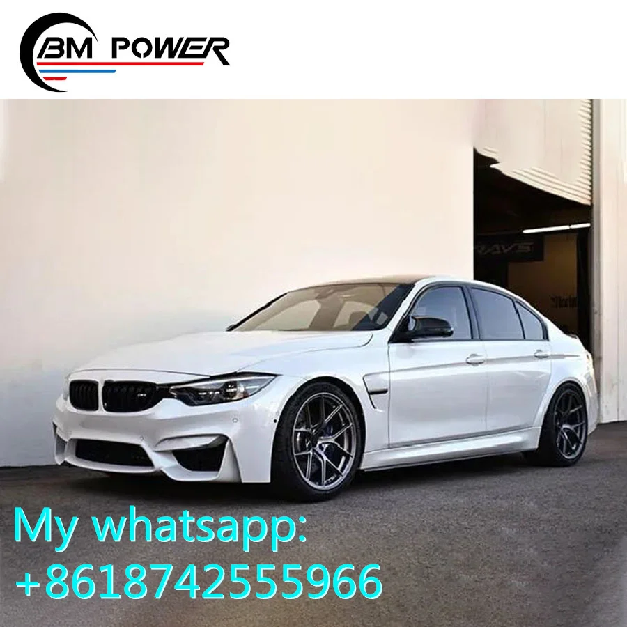 3 Series F30 M3 Body Kit For F30 To M3 Style With Front Bumper Hood ...