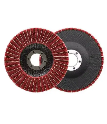 Nylon Fiber Flap Polishing Wheel Disc 240 Grit Scouring Pad Buffing ...
