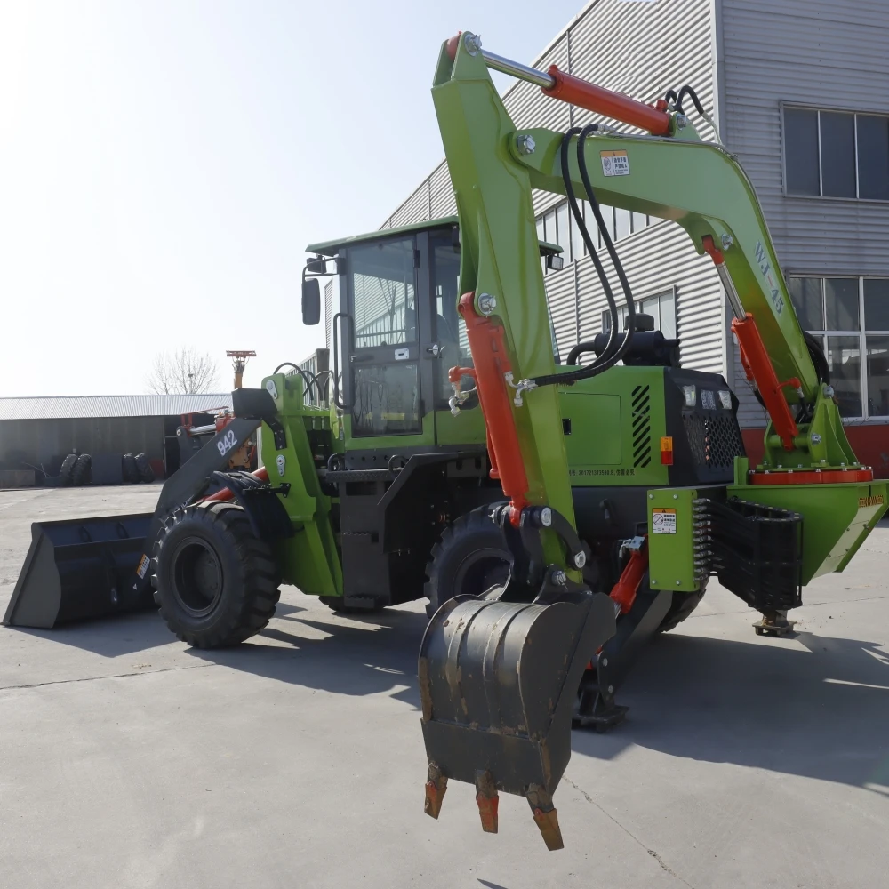 Mini-loader Electric Small Garden Tractor Loader Backhoe Mini Tractor ...