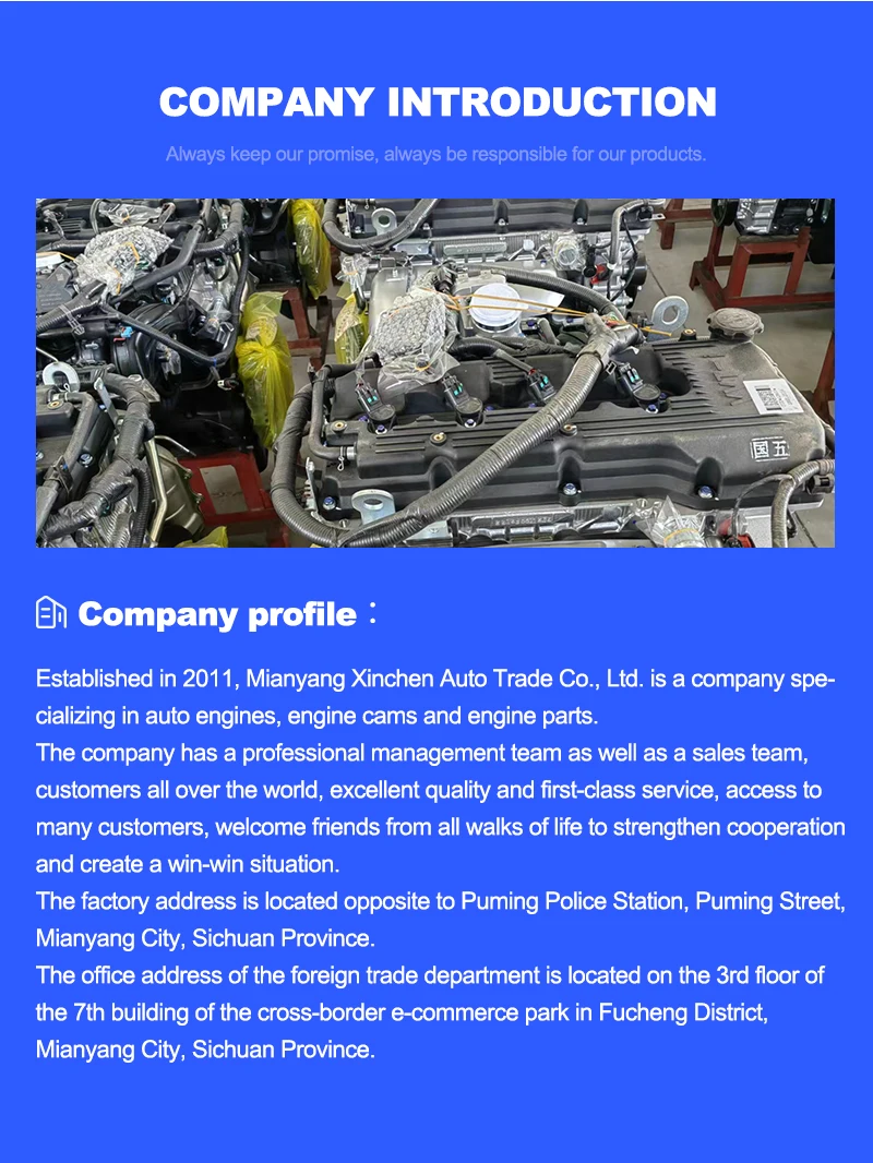 Zd22te Car Engine Long Block Convex Engine Assembly Machinery Engine Parts Applicable To ...