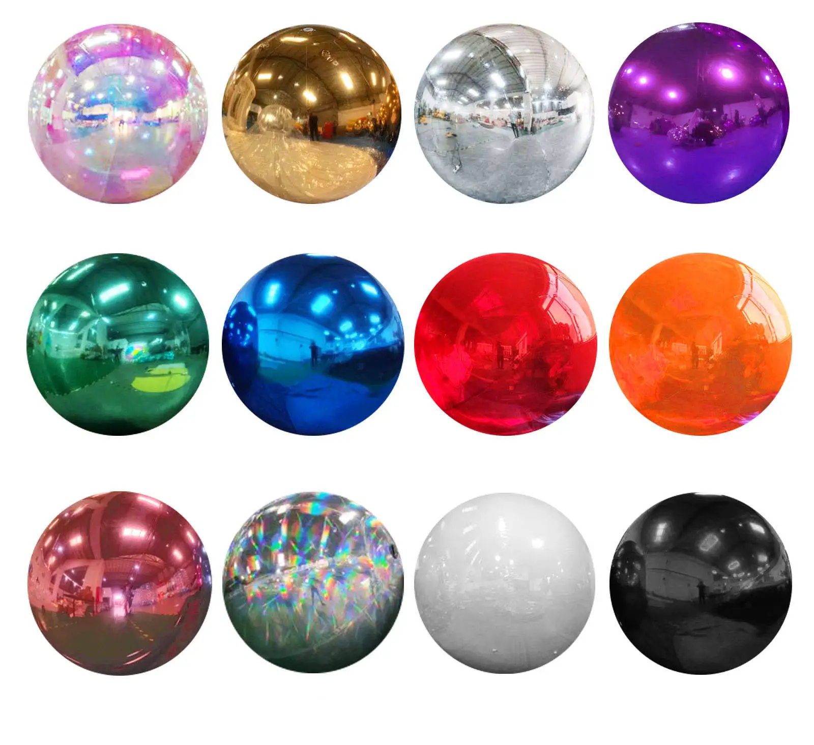 Giant Pvc Inflatable Mirror Ball Inflatable Big Shiny Ball For Holiday ...
