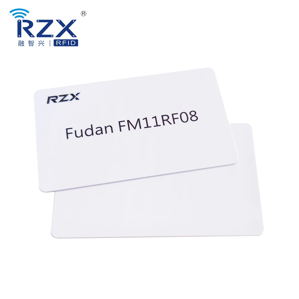 Smart Card PVC Blank Access Control Card - FM11RF08 F08