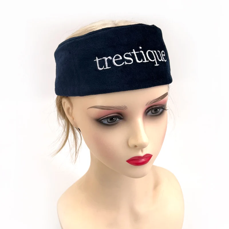 Cotton Velvet Spa Headband with Custom Logo - Women's Facial Care