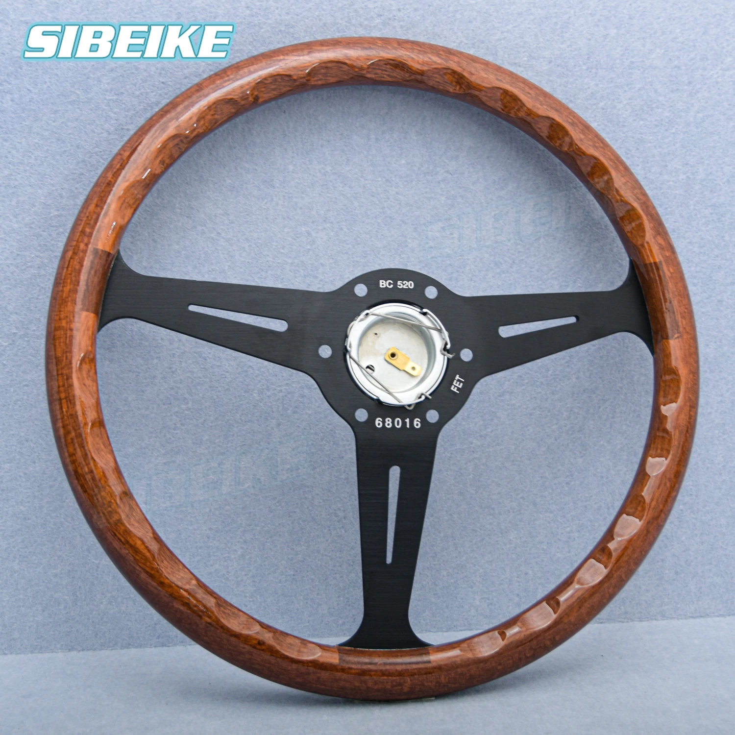 14inch 358mm Universal Wood Film Steering Wheel JDM Classic Sports ...