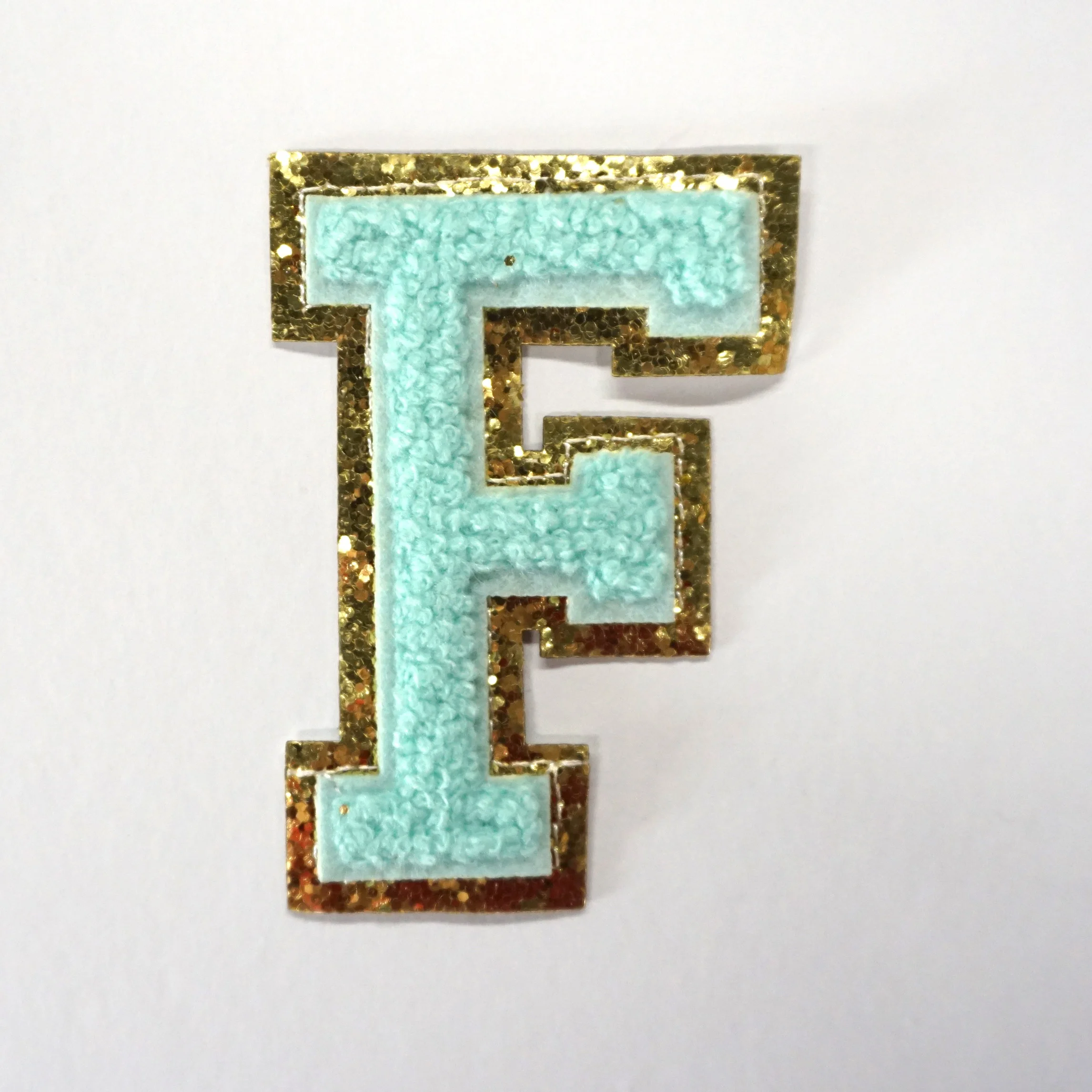 Free Sample Letter 3D Hotfix Motif Rhinestone Iron on Patches