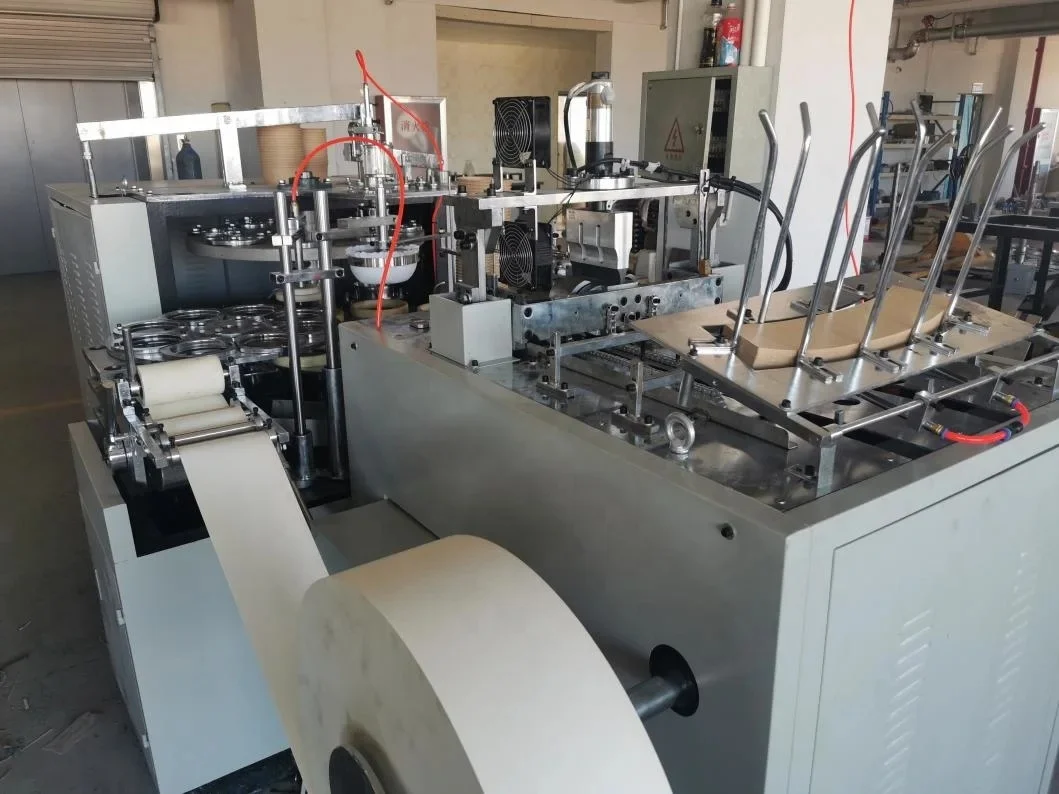 Full Automatic Double Wall Paper Bowl Former Paper Cup Making Machine ...