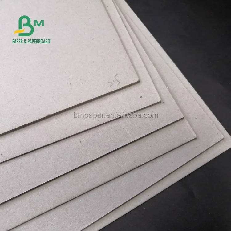 2.5mm Laminated Smooth Grey Chipboard For Hardcover 70 * 100cm - Buy 2 ...