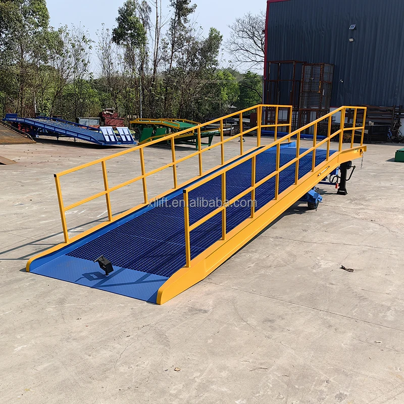 Mobile Hydraulic dock ramp hydraulic handling adjustable hydraulic yard ...