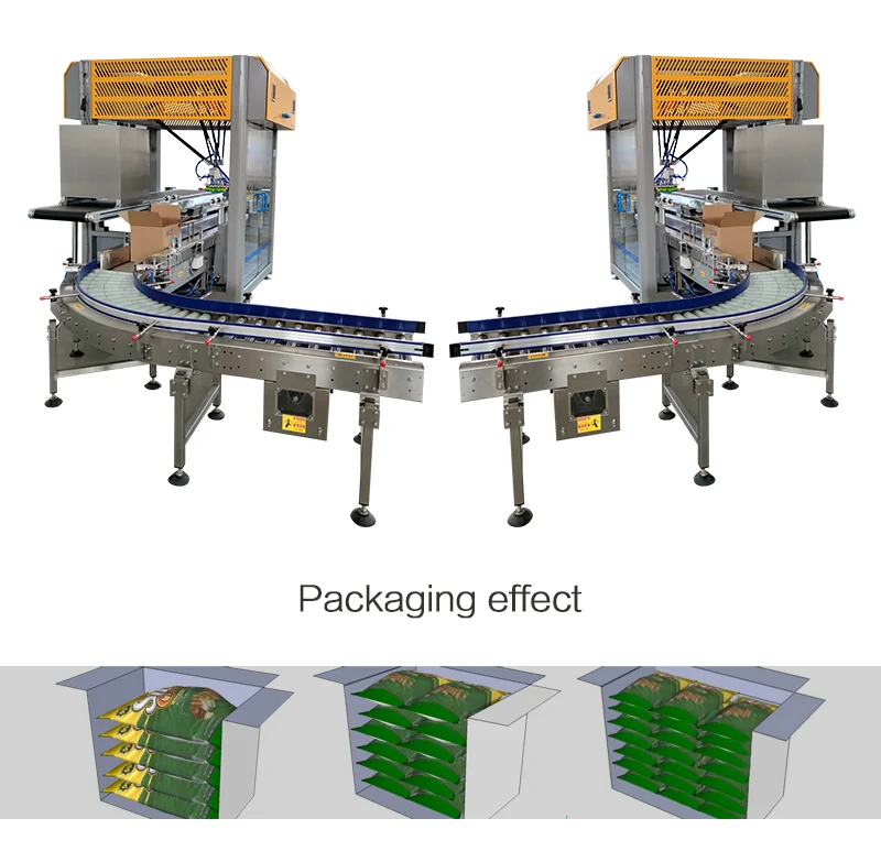Small Bags Delta Robot Spider Hand Sachet Pouches Carton Packer Packing ...