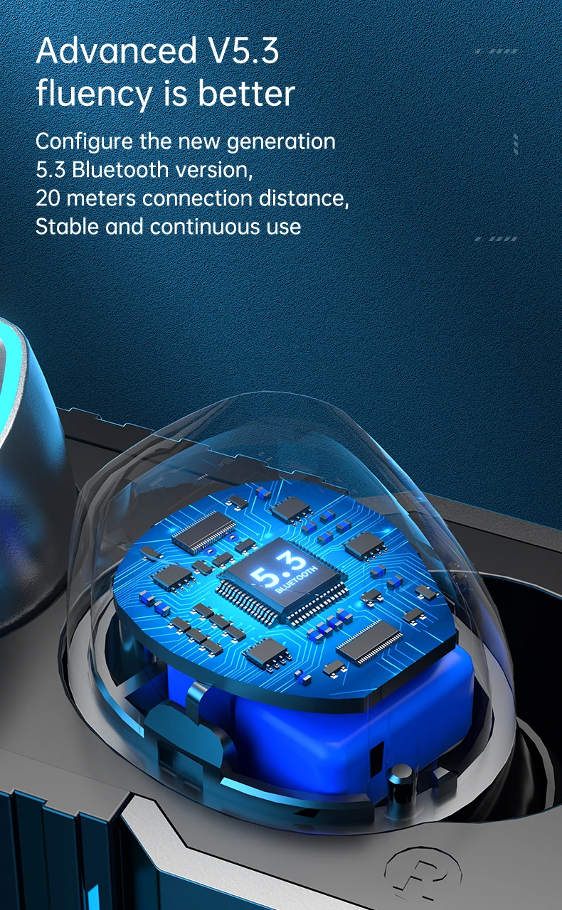 M45 TWS V5.3 True Wireless Stereo Gaming Earbuds - Low Latency