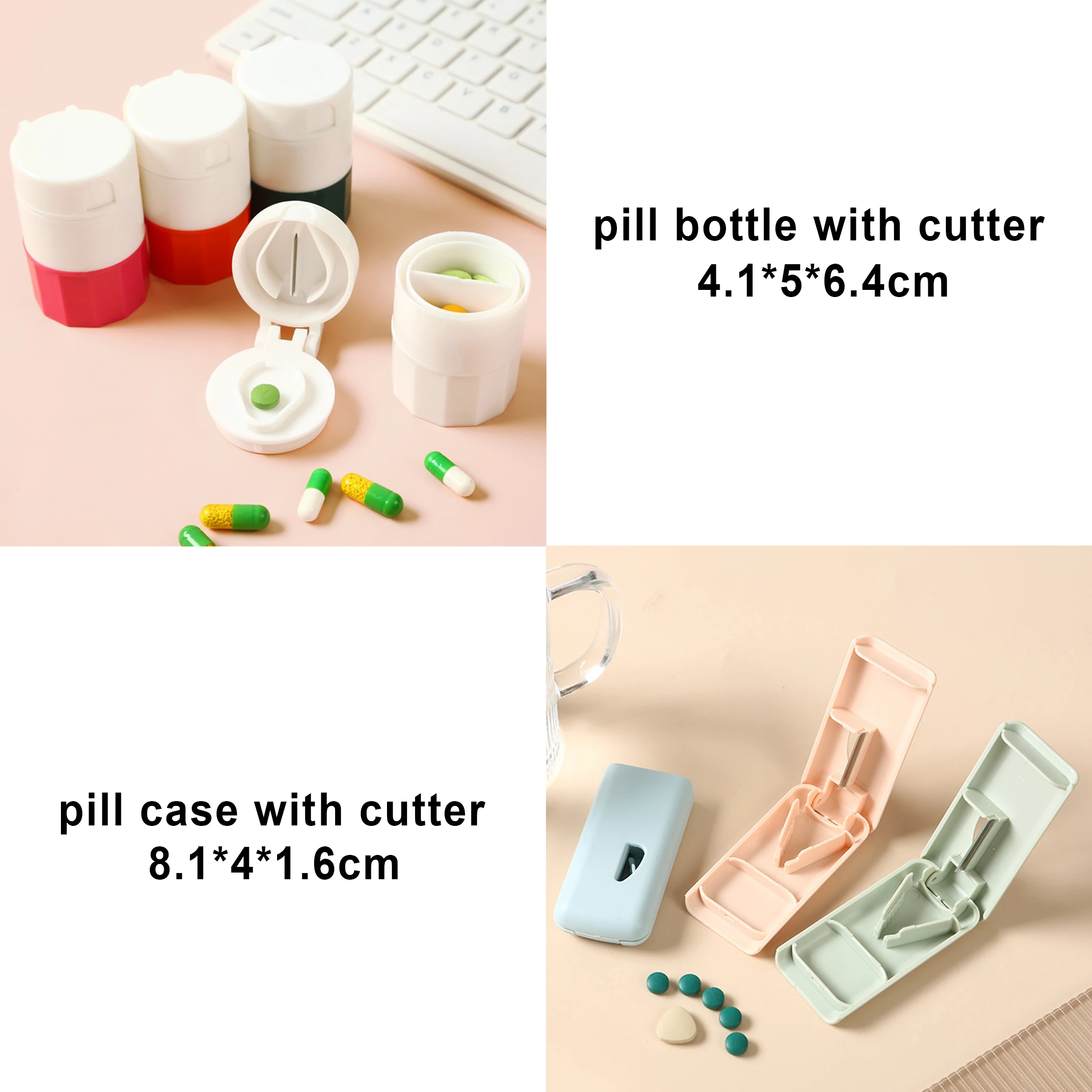 High Quality Portable Bling Medicine Box Pill Case Pill Box Plastic ...
