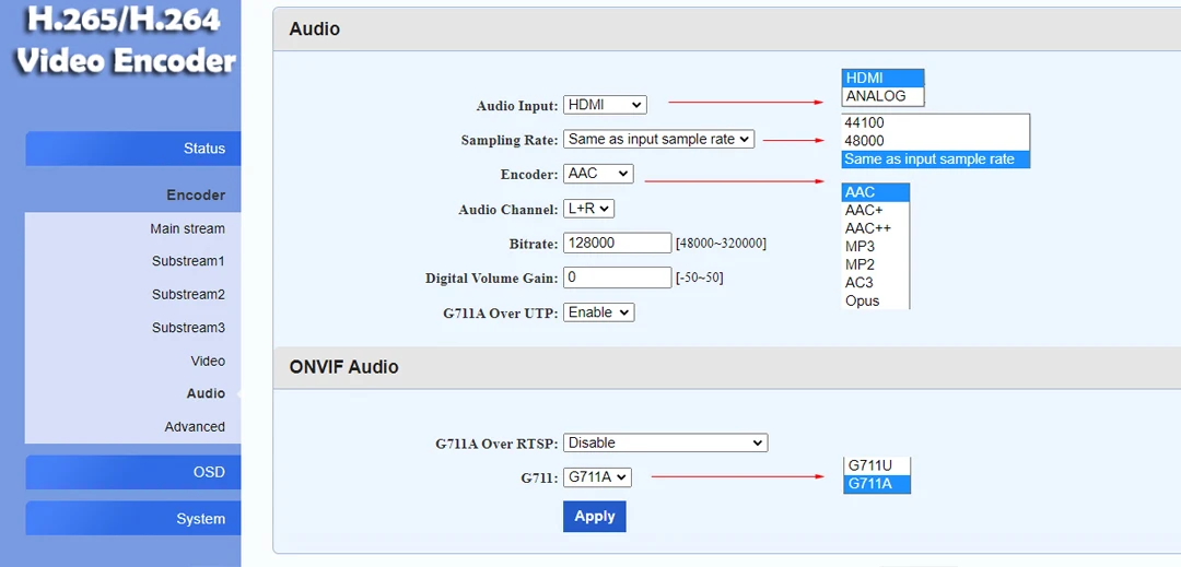 Uray Hevc H.265 H.264 Sd Hd 3g Sdi To Ip Live Streaming Video Encoder ...