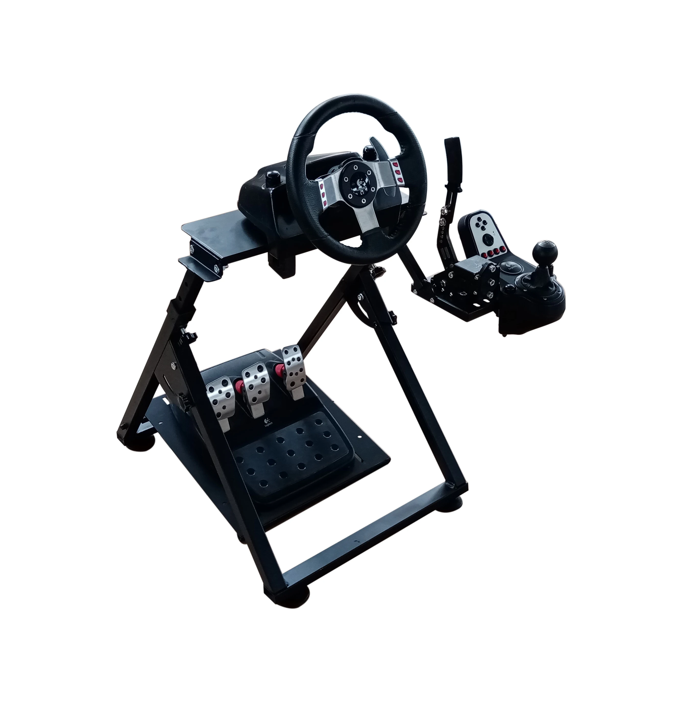 Racing Steering Wheel Stand for PC USB Handbrake Logitech G25/G27/G29 ...