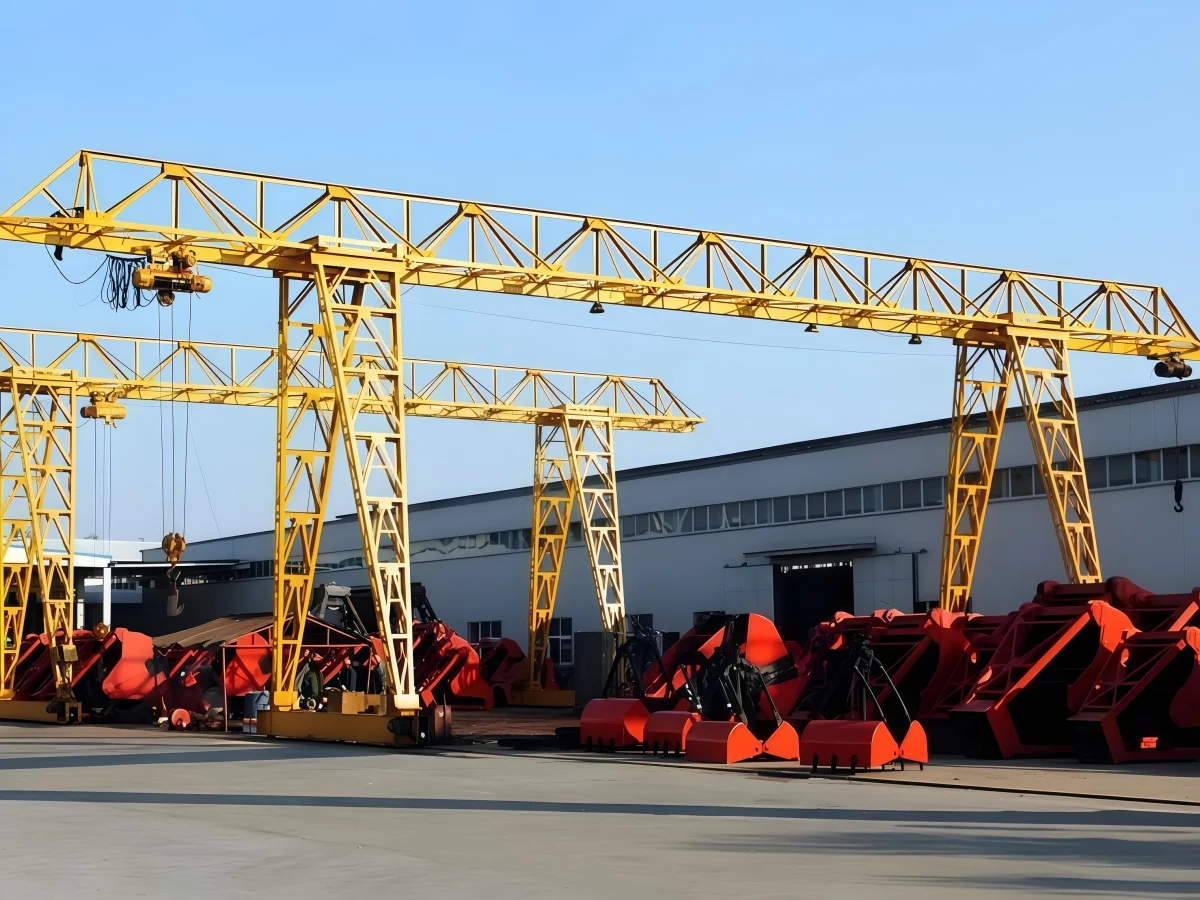 Heavy Duty Single Girder Gantry Crane 50/30 Ton Mg Truss Type with ...