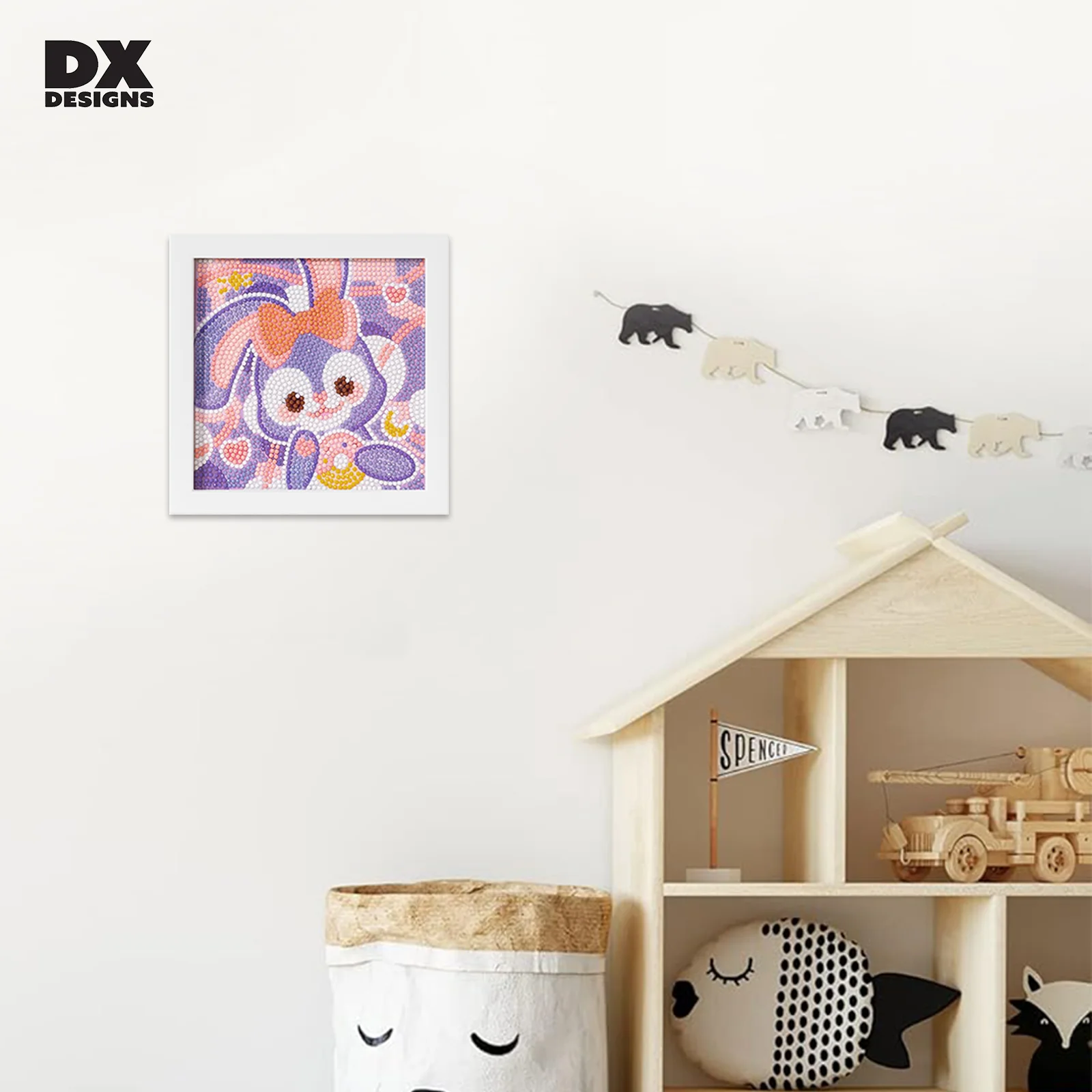 DX Designs 2025 20x20 Cartoon 5D Diamond Paintings Kit DIY Crystal ...