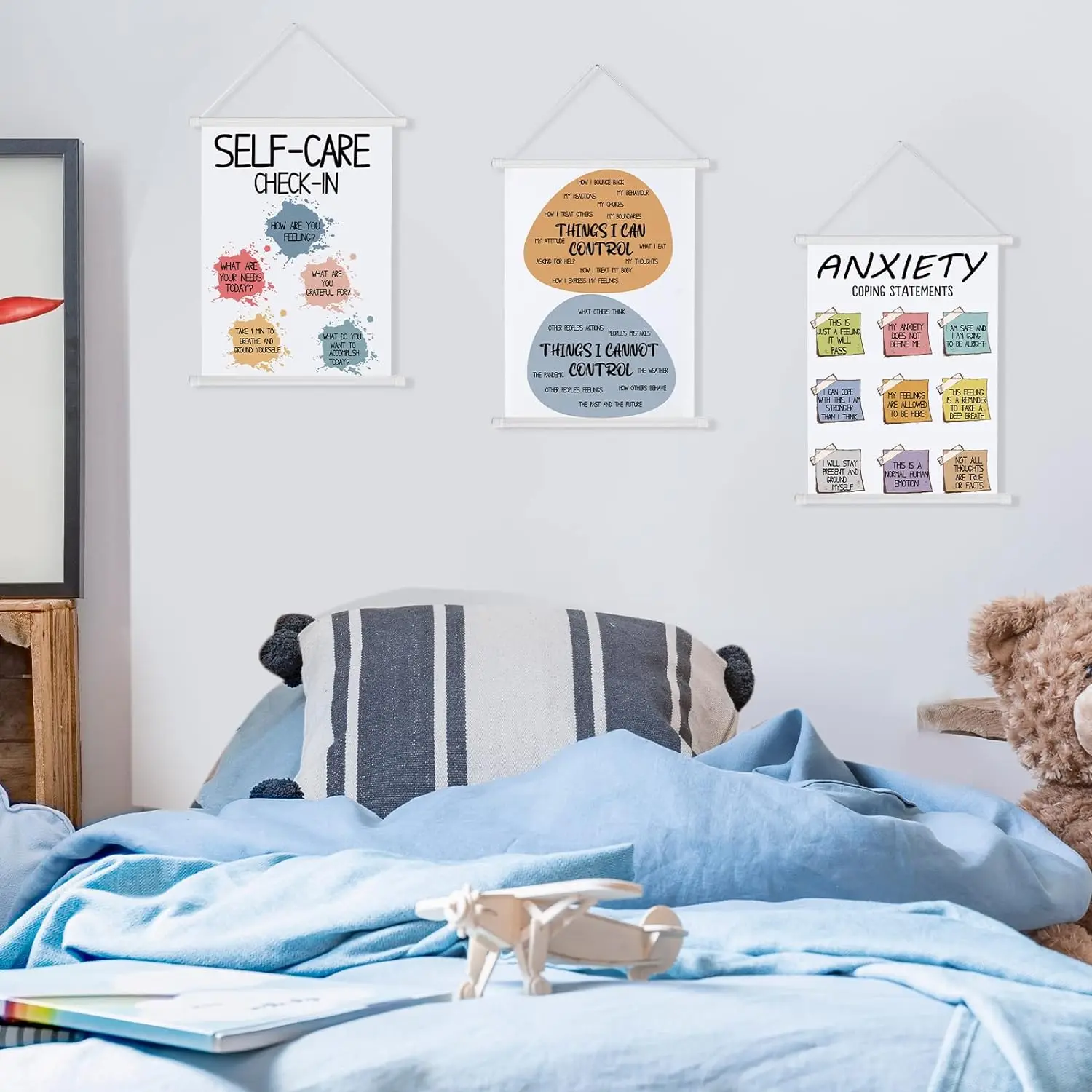 Mental Health Calming Corner Classroom Posters Psychology Therapy ...