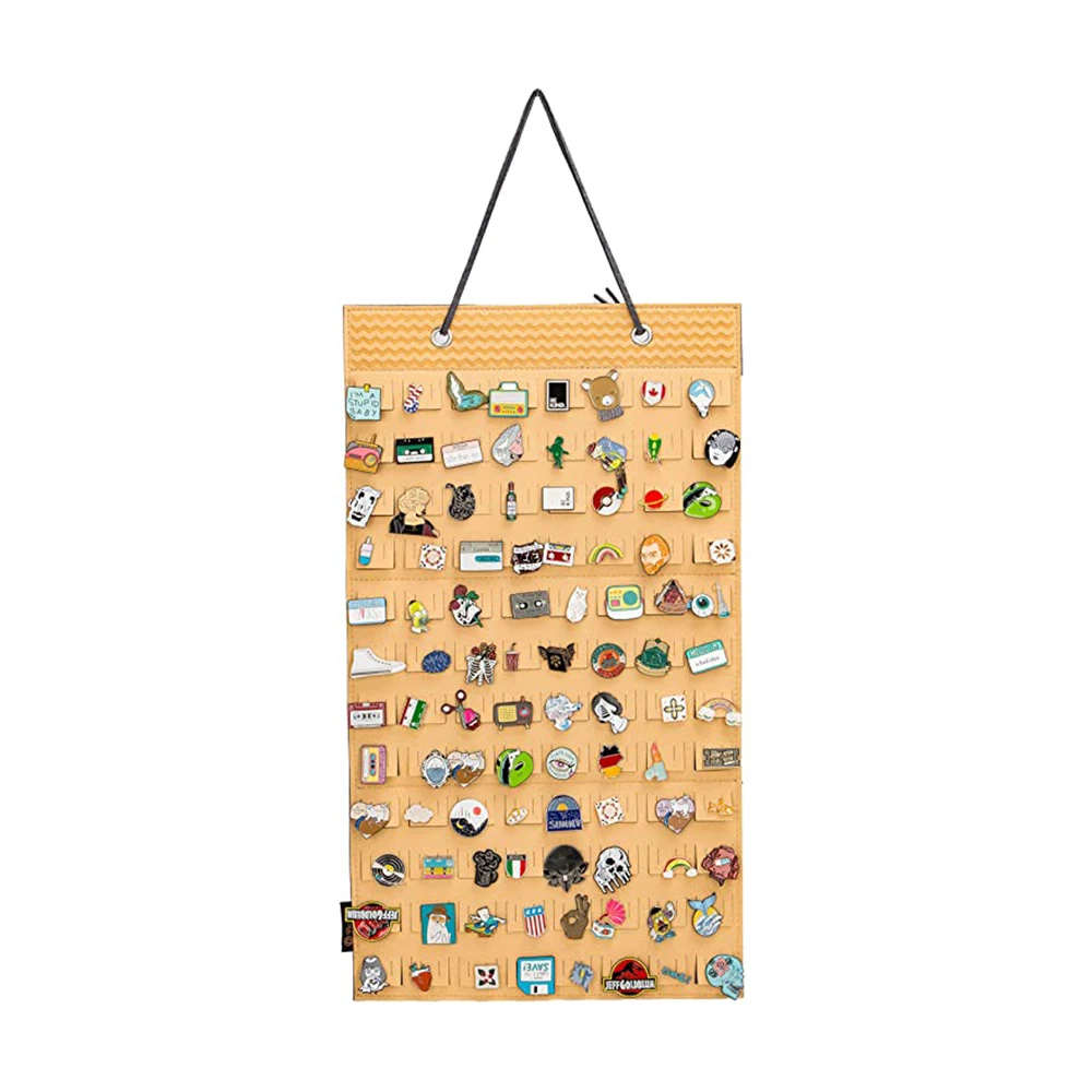 Upin Custom Pin Display Organizer Felt Hanging Brooch Collection ...