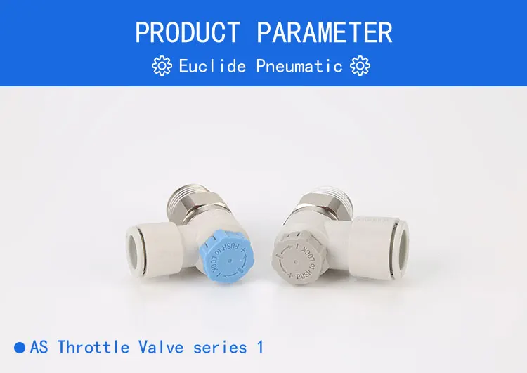 Smc Type Pneumatic Connector Ybl As3201f -as4201f Pneumatic Throttle Speed Control Valve ...