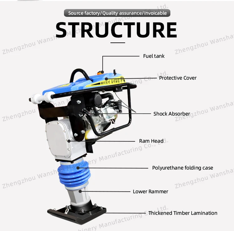 Soil Tamping Rammer - High Efficiency Compaction Tools
