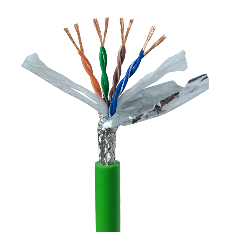 Custom Industrial Drag Chain PUR/PVC Jacket Outdoor Ethernet Connector ...