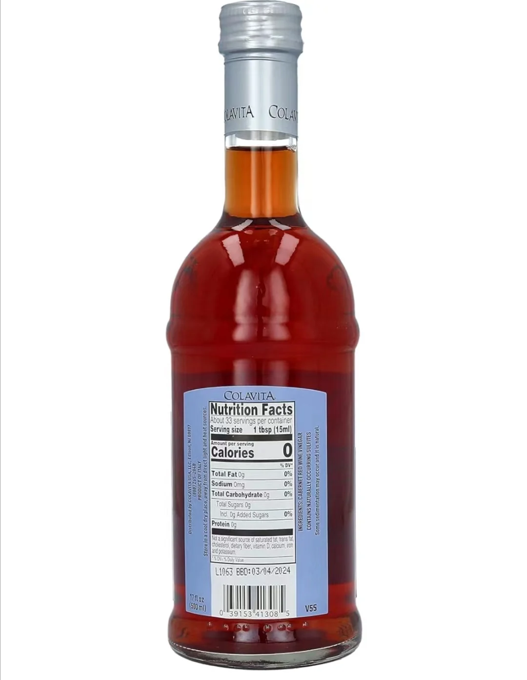 Red Wine Vinegar Label. Condiment Label. Pressure Self-adhesive ...