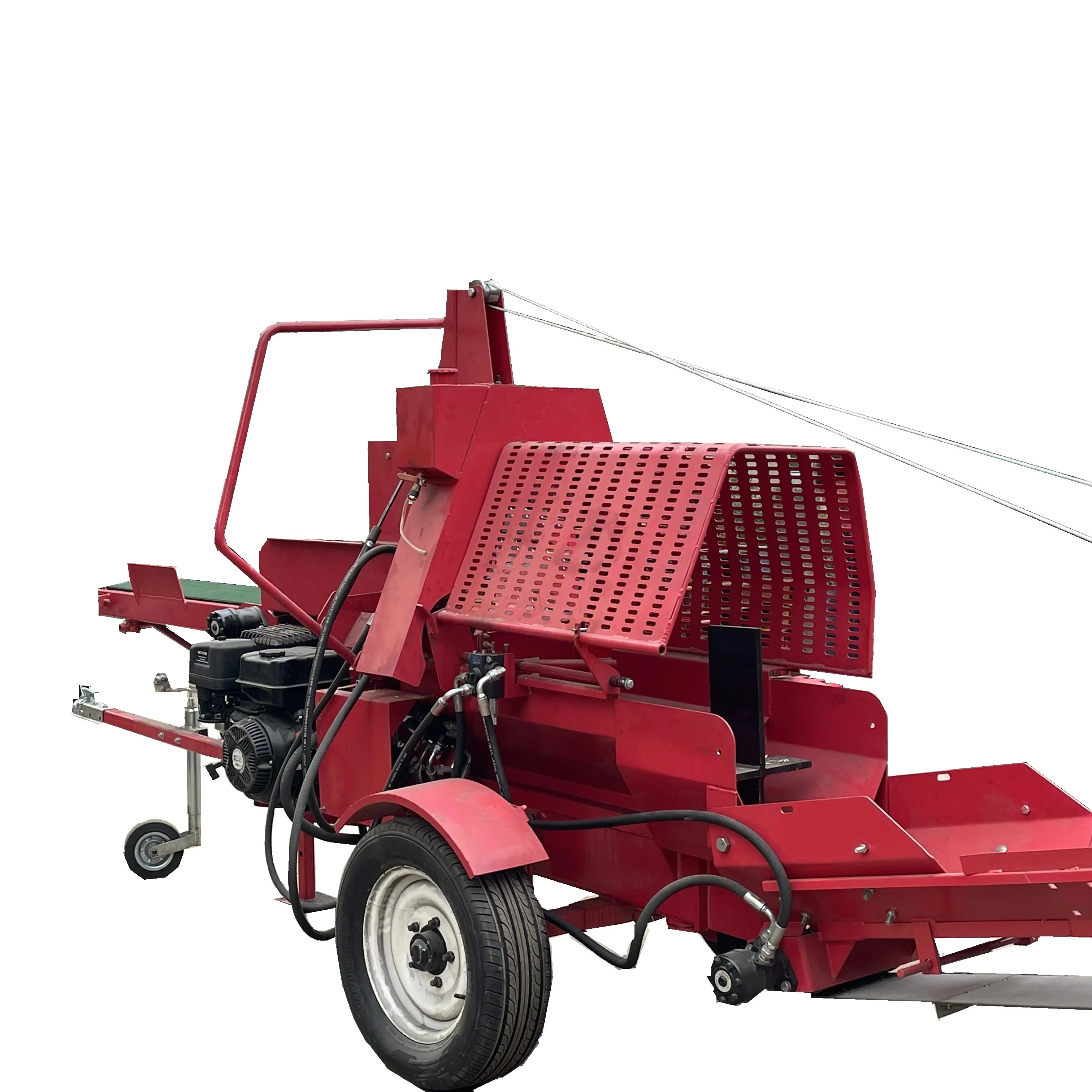 Firewood Processor 350mm Log Wood / Towable Firewood Processor / Mobile ...