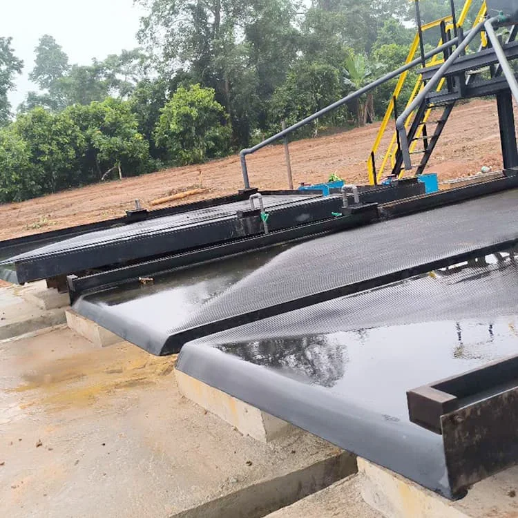 Scale Mining Machine - 2M Long Gold Shaking Table Gravity Separator for ...