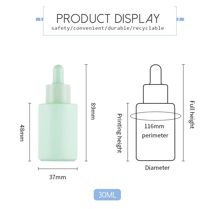30ml Glass Dropper Bottle for Skincare - OEM/ODM Available