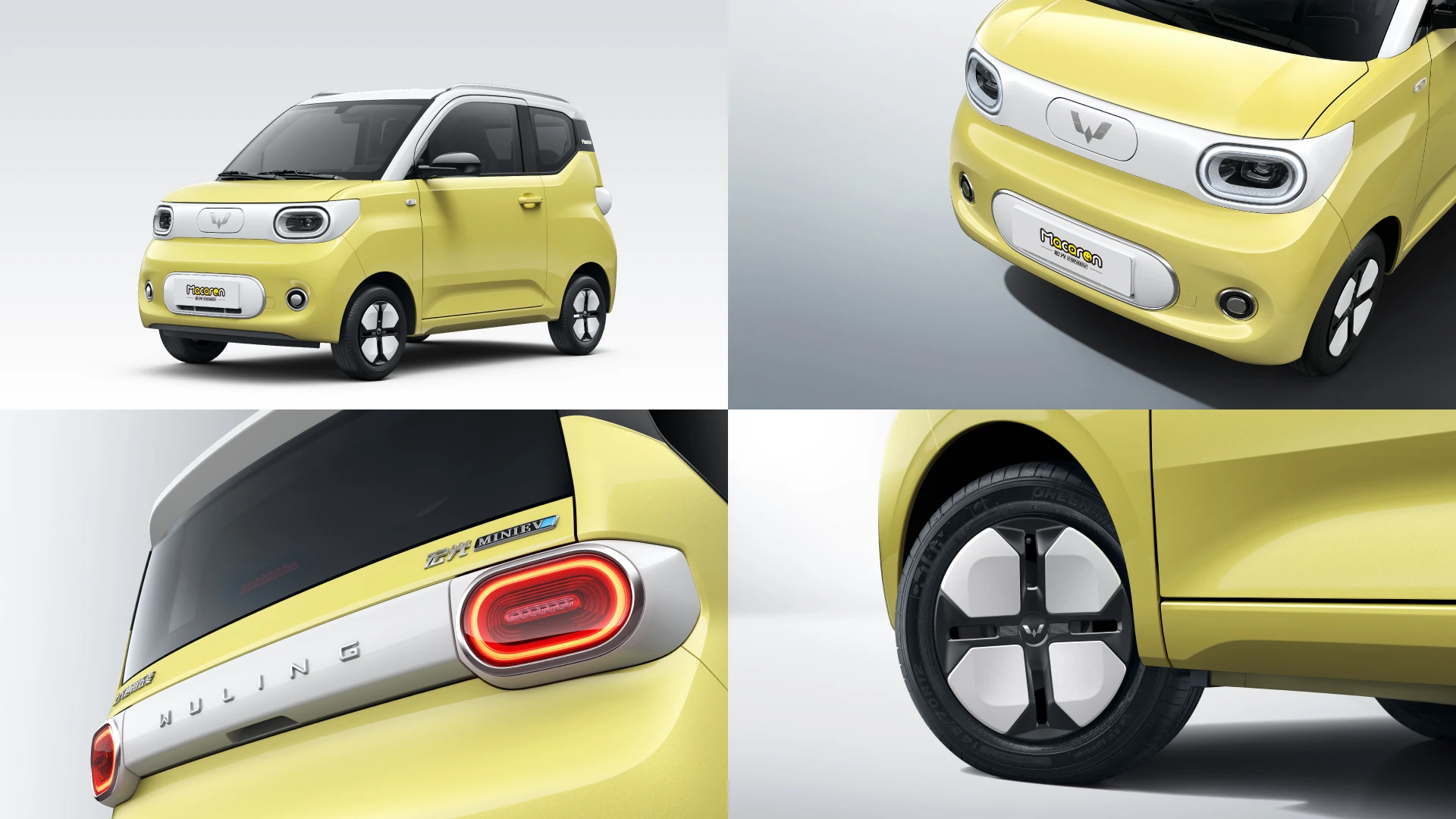 Wuling Mini EV 4 Wheeler 120km 170km 200km 300Km Wuling Hongguang Mini ...