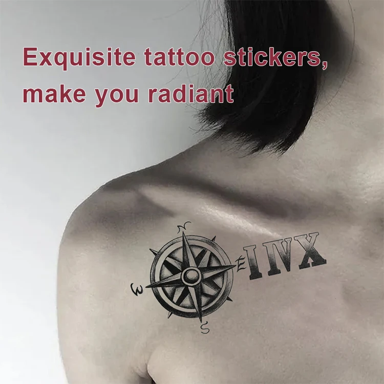 Fashion Body Arm Temporary Tattoo Stickers Waterproof Custom Temporary ...