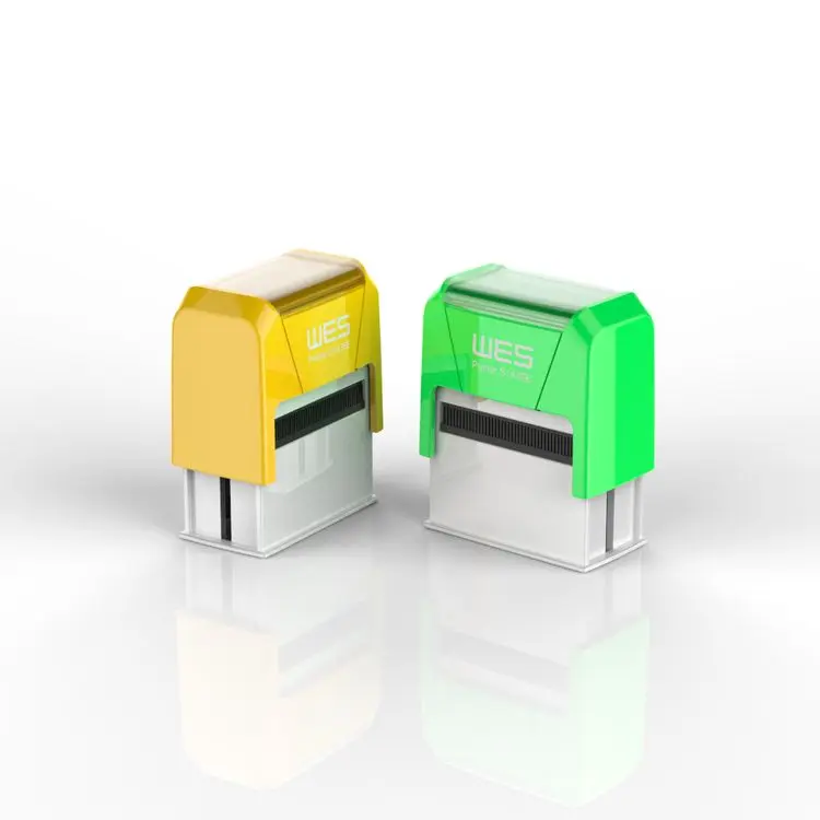 S-1436E WES Logo Self-Inking Stamp - Eco-Friendly Office Supplies