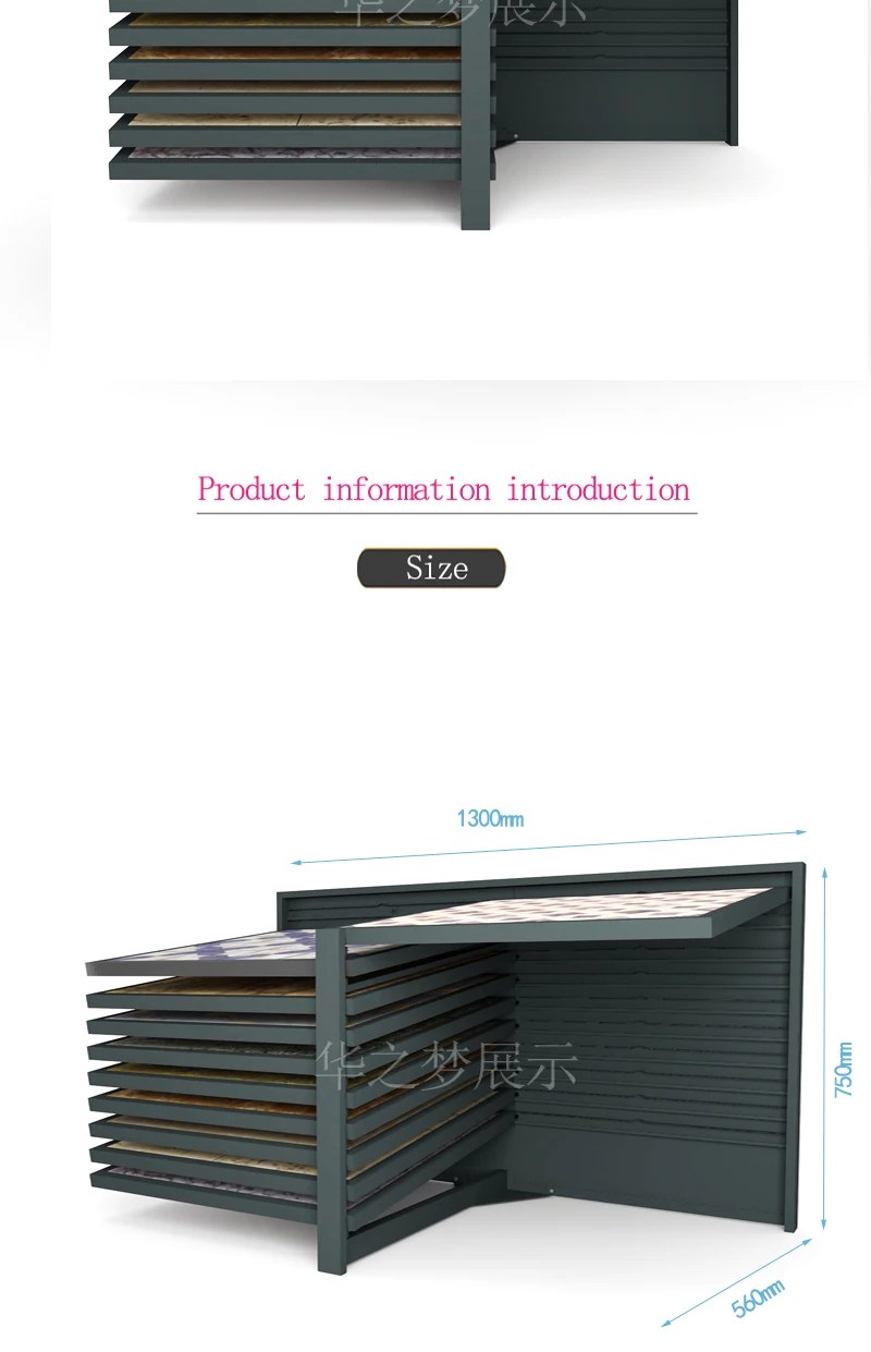 Inclined White Ceramic Tile Stand Wood Floor Stone Sliding Tile Metal ...