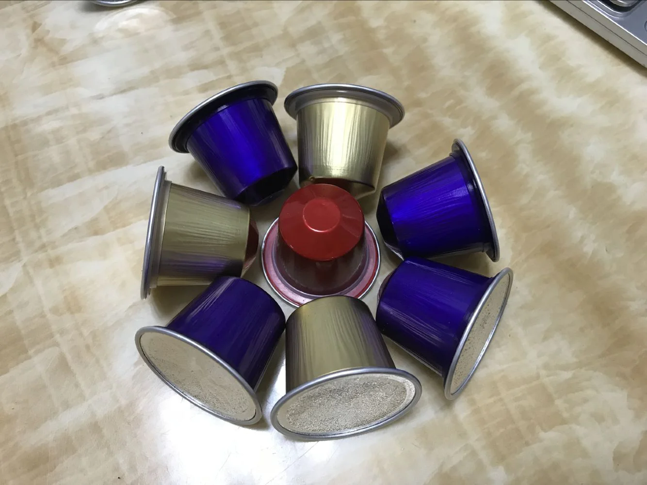 SANEU Muti-color Classical Nespresso Capsules Foil Lid Custom Nespresso ...