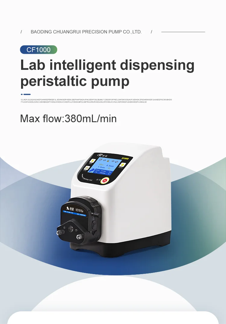 Cf1000 Lab Peristaltic Pump Intelligent Peristaltic Pump Peristaltic ...
