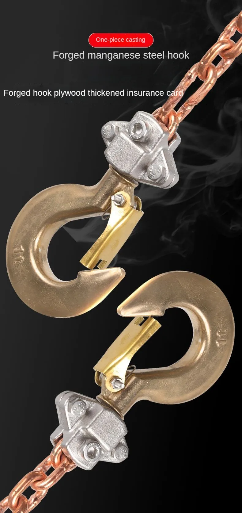 Manual G80 Black Lifting Pulley Chain Block - Buy G80 Black Lifting ...