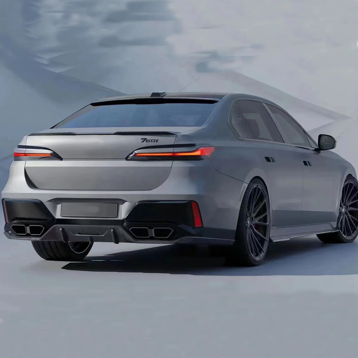 Bmw G70 Bodykit Upgrade M760 Auto Body Systems For Bmw 7s G70 To M760 Black Knight Aerokit Body ...