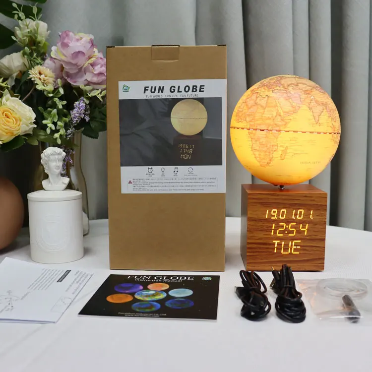 World Globe Illuminated Ar Globe With Stand Educational Led Augmented ...